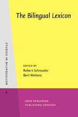 The Bilingual Lexicon - Weltens, Bert - Schreuder, Robert - John ...